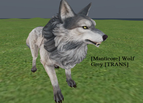 Second Life Marketplace - [Manticore] Wolf Grey [TRANS]